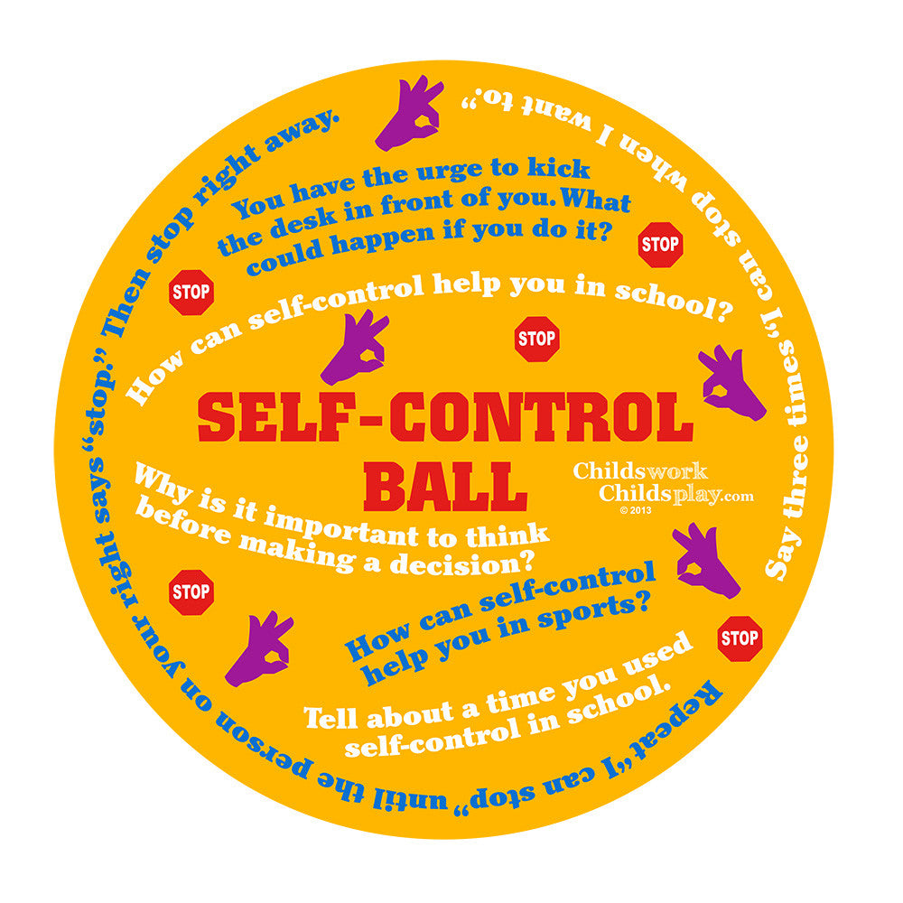 Self Control Ball Childswork/Childsplay — Childs Work Childs Play