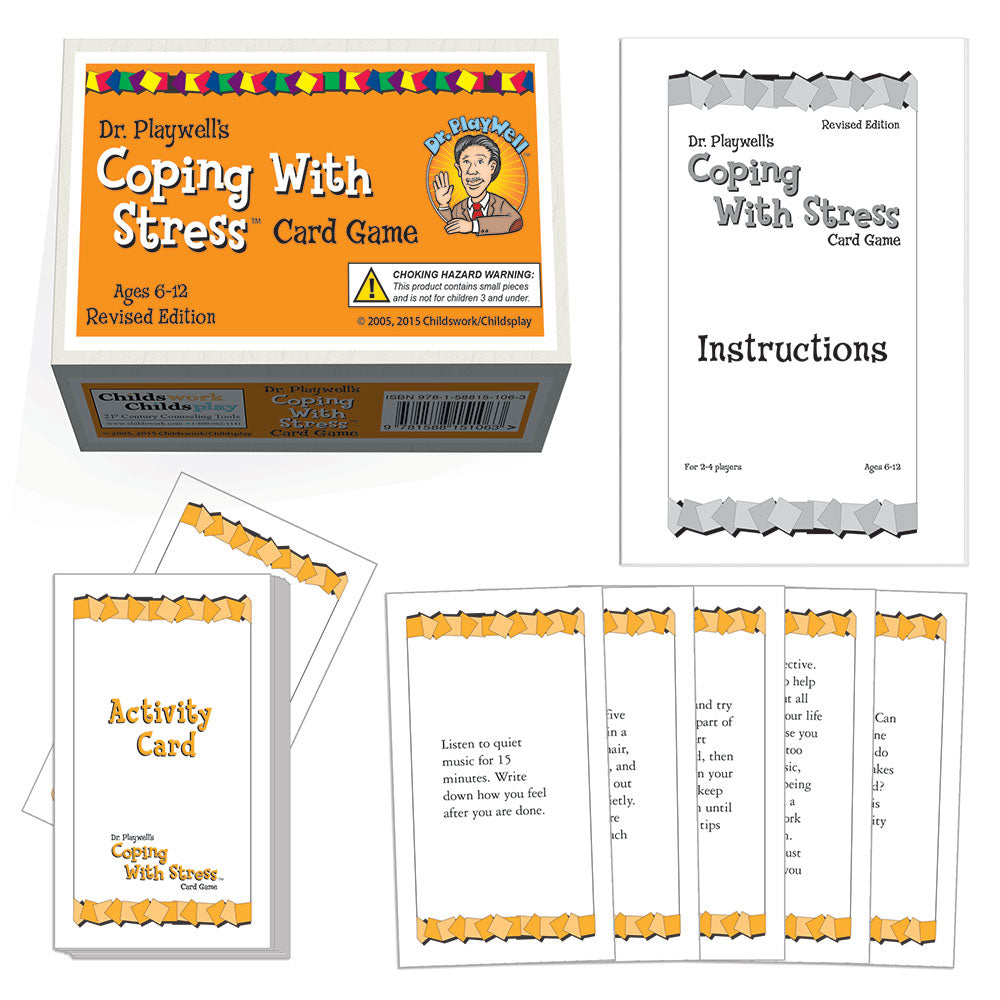 Dr. PlayWell's Coping With Stress Card Game Childswork/Childsplay ...