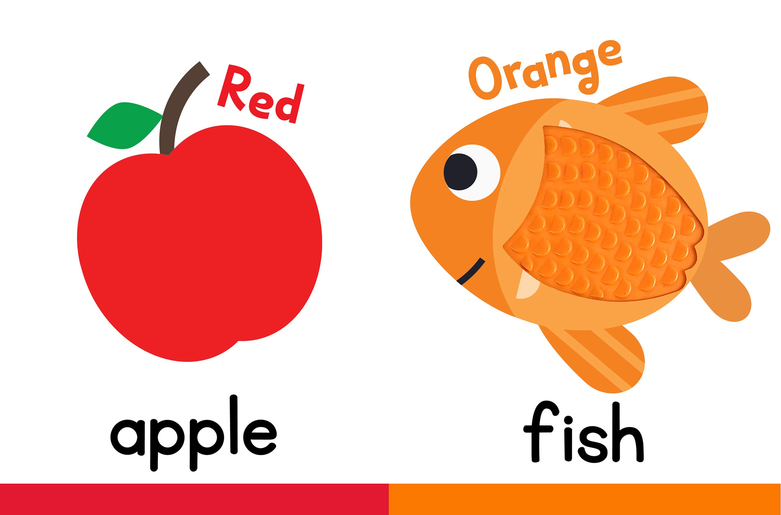 Colorful First Words Sensory Silicone Touch and Feel Board Books ...